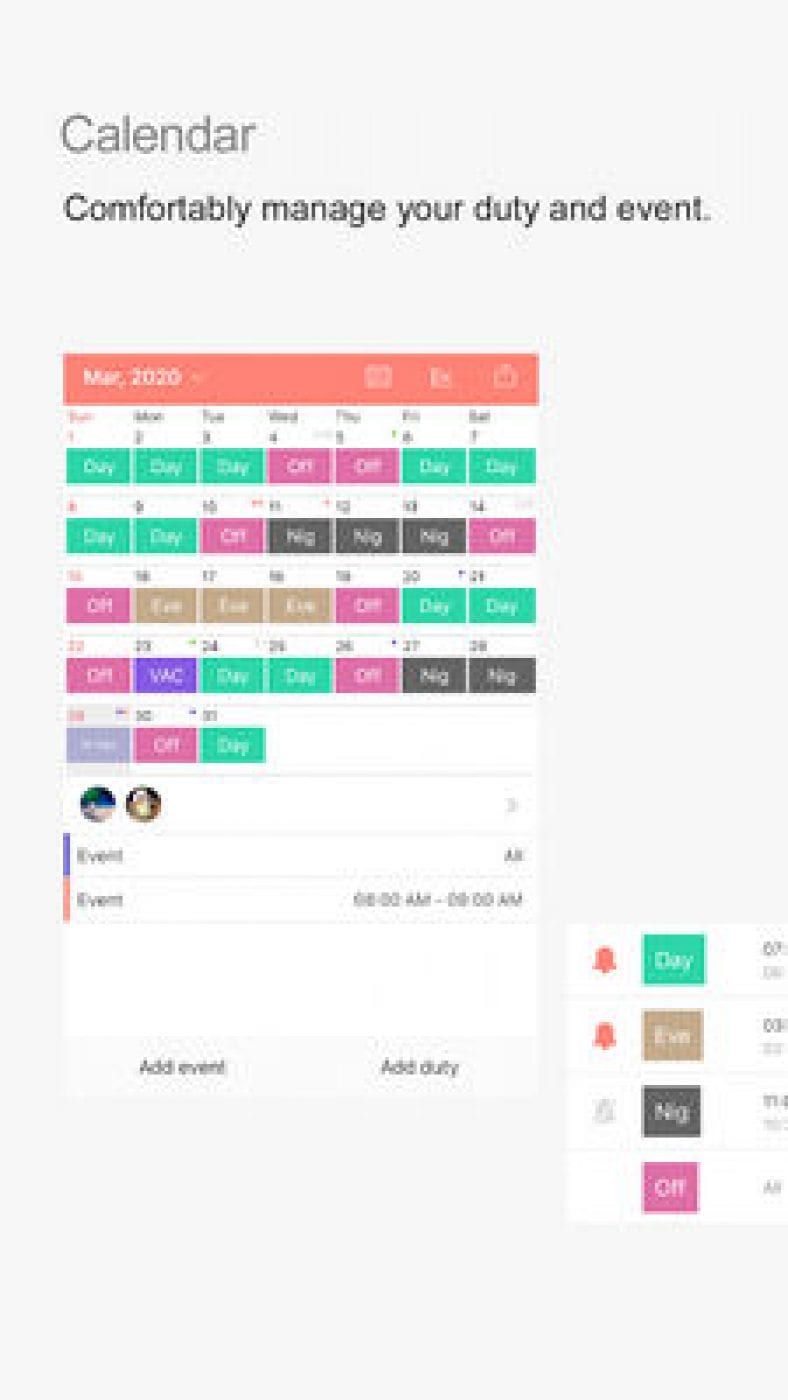 11 Free shift work calendar apps for Android & iOS | Free apps for ...